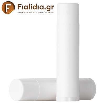 Θήκη για lipbalm 5g Άσπρο για Κηραλοιφές Χειλιών